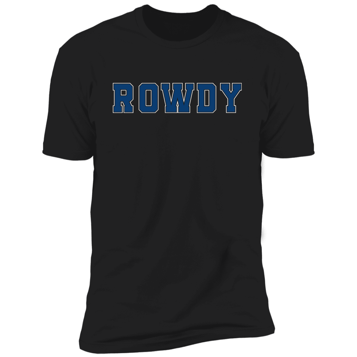 Rowdy Men s Black Premium Short Sleeve T Shirt Rowdies Unite